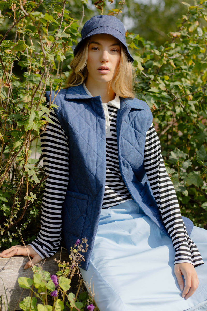 Quilted Vest Jacket PDF Sewing Pattern – IndiePatterns