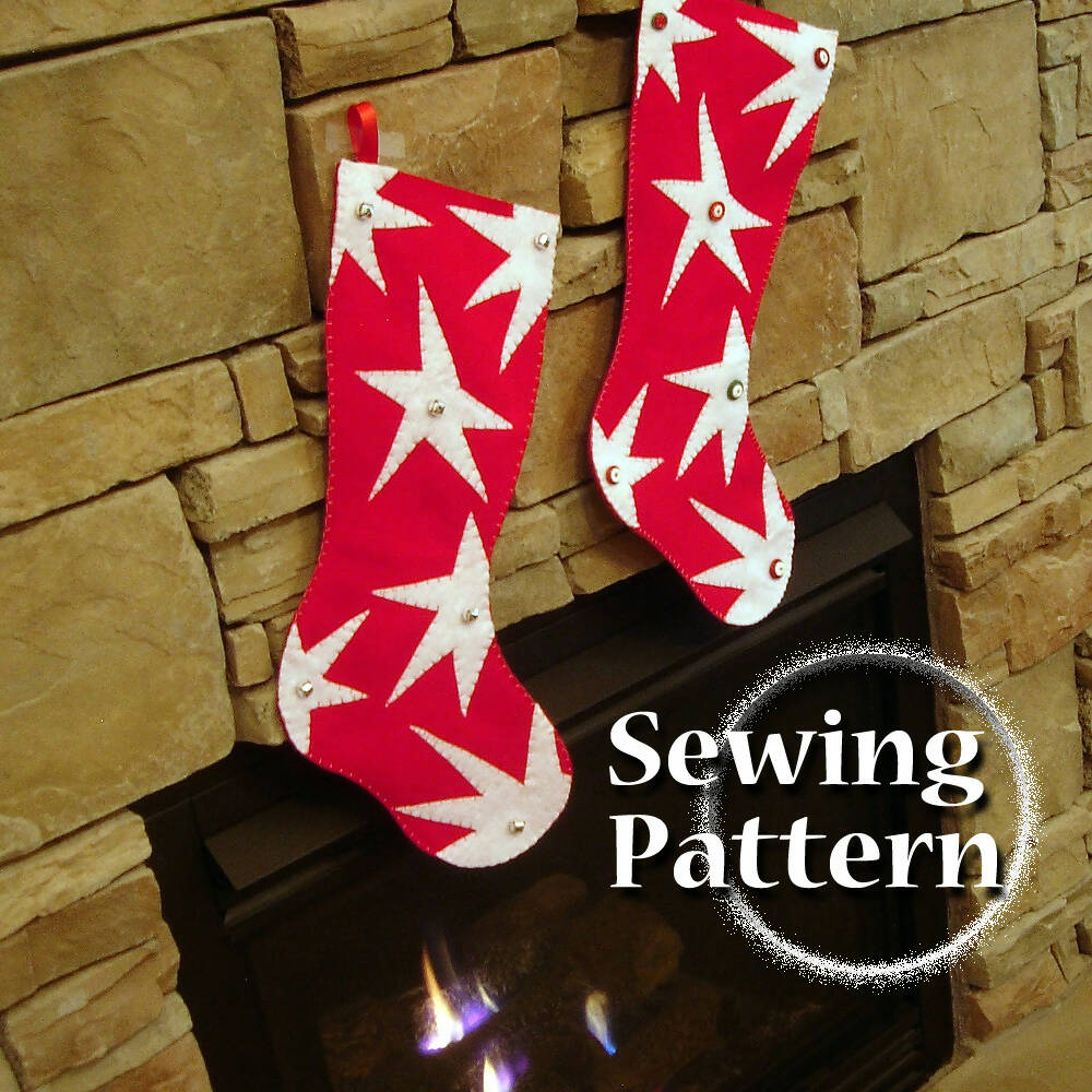 Extra Large Christmas Stocking sewing pattern – IndiePatterns